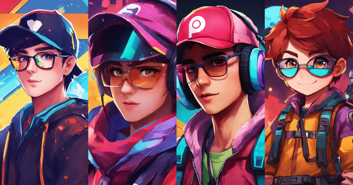 Lexica - Generate a 98x98 profile picture for a YouTube gaming channel ...