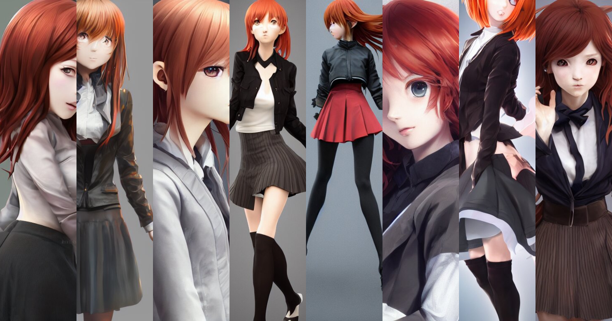 Lexica - Very complcated dynamic composition, realistic anime style at ...