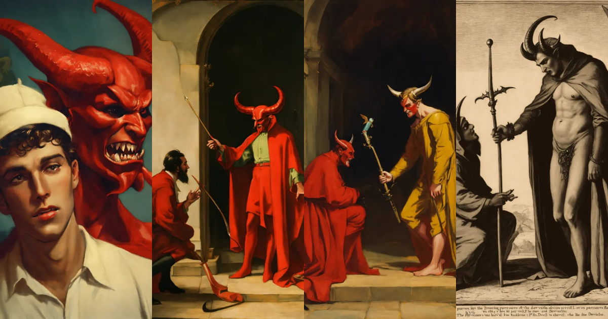 Lexica - The devil persuading someone