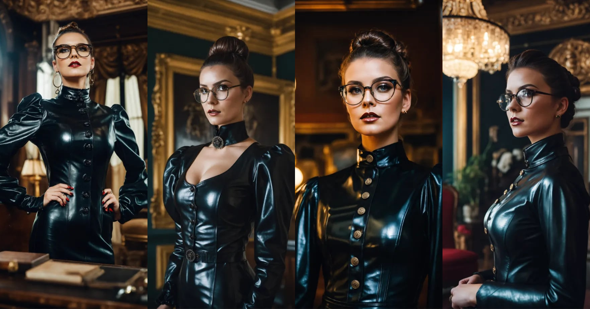 Lexica - Worm's eye view, stunning female german mistress model, strict ...