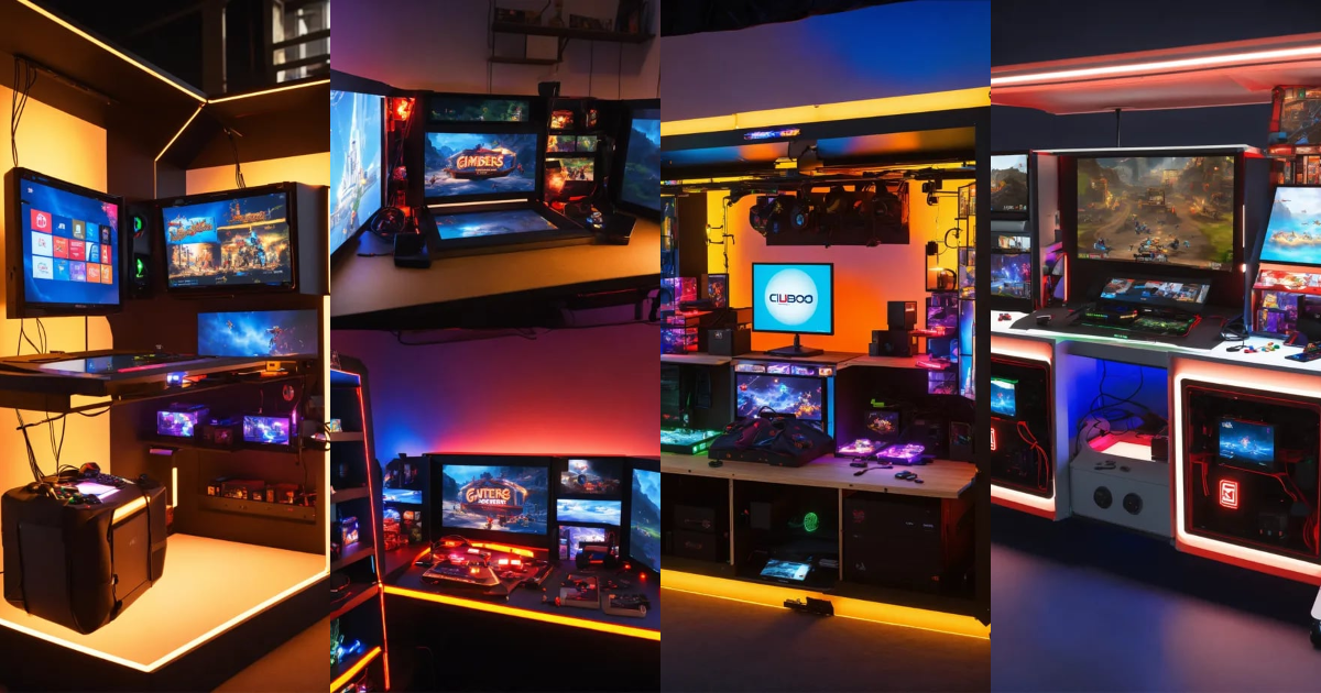 Lexica - A portable modular gaming station designed with lighting games ...