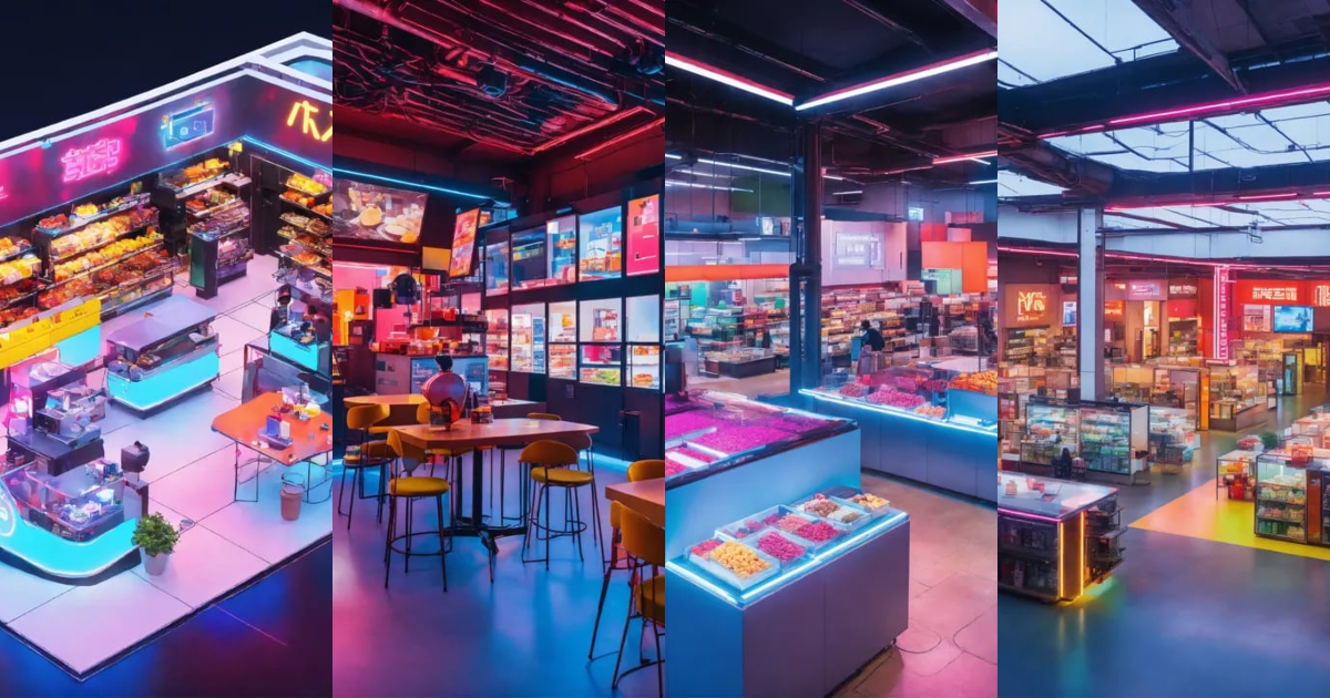 Lexica - A retail shop, food center, comfortable dining area, shop ...