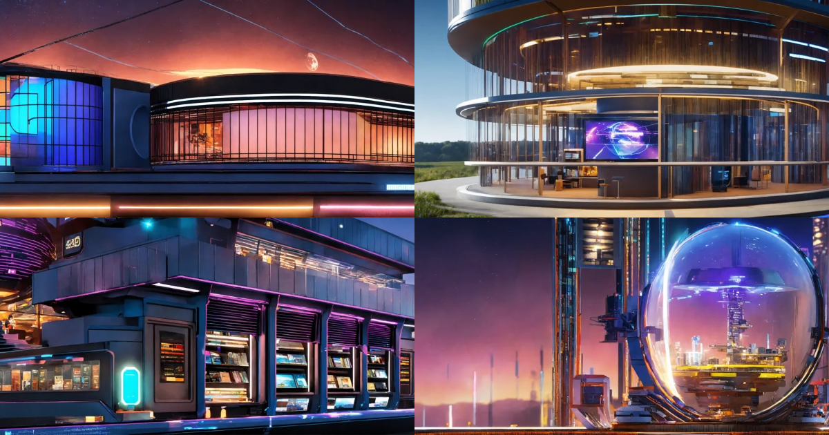 Lexica - Futuristic media library, media assets