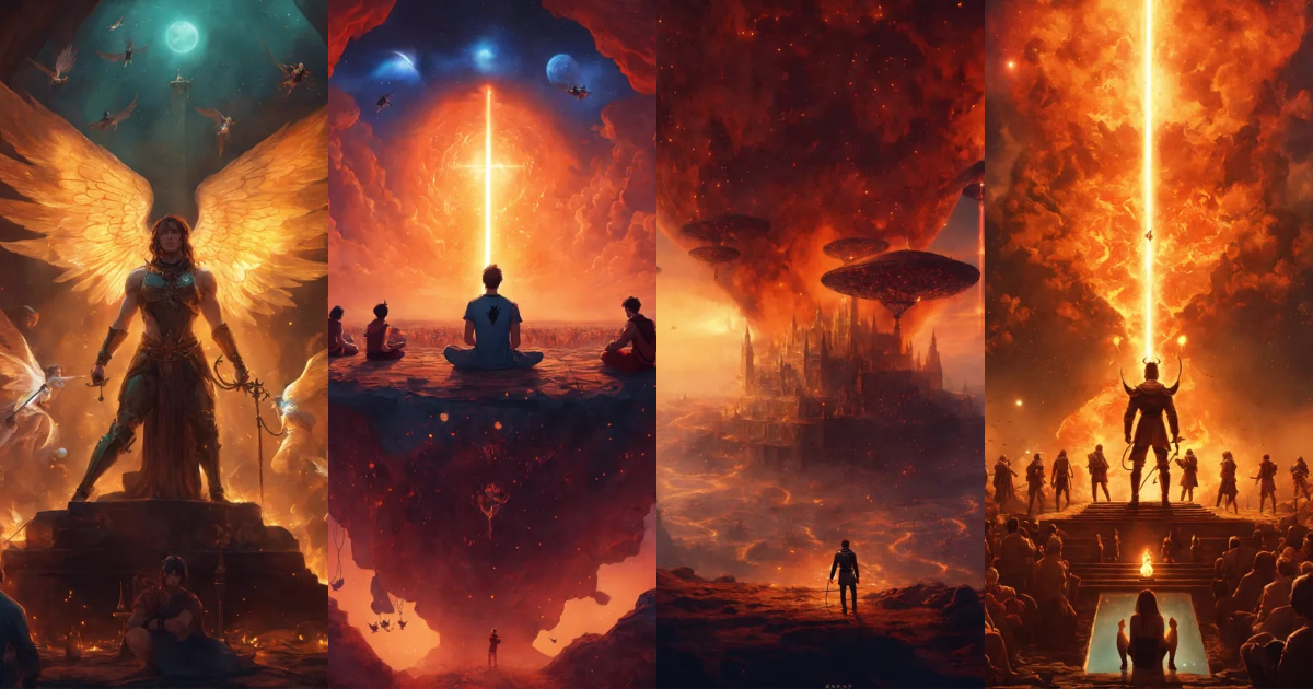 Lexica - Una jaula de demonios queriendo escapar y un grupo de ángeles ...