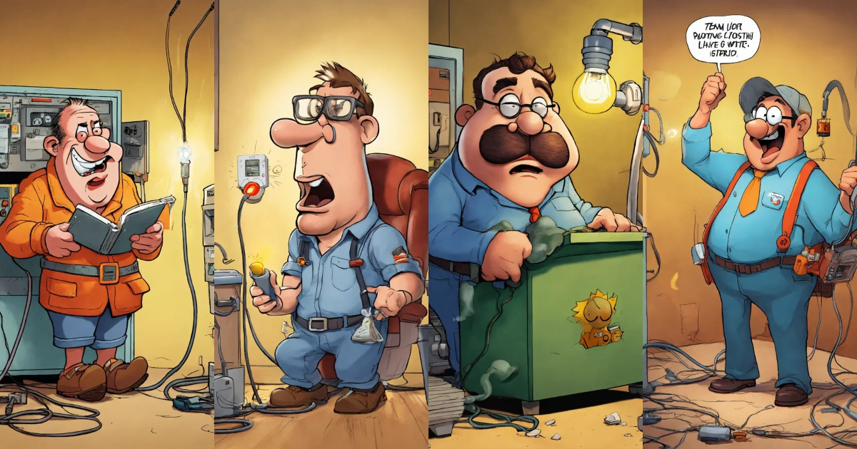 Lexica - A caricatured cartoon character shedding loads of unplanned ...