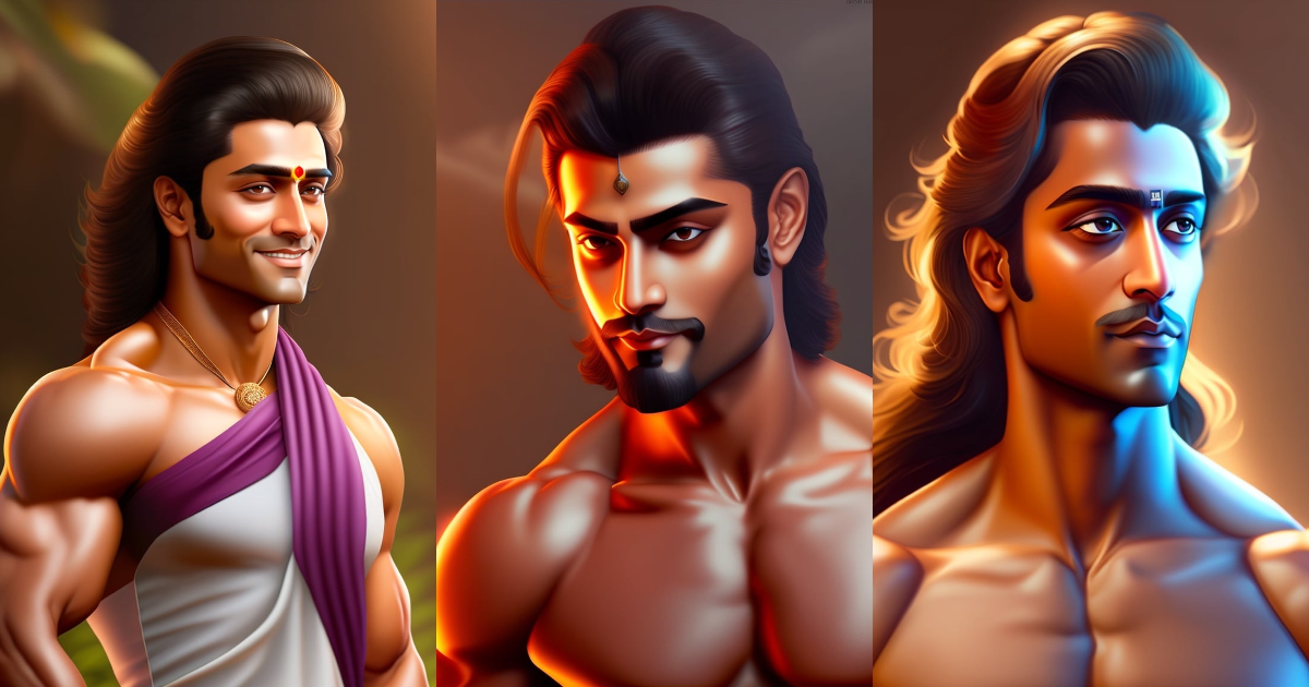 Lexica - Indian actor Surya, make him as a lord ram ,make him clean ...