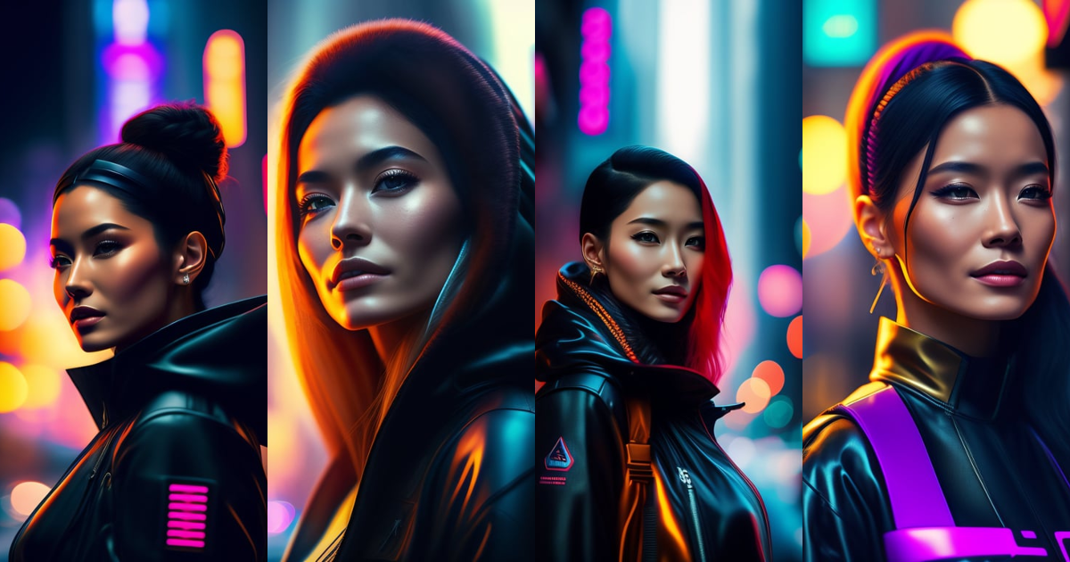 Lexica - Near future, cyberpunk, immensely beautiful girl, 2060 ...