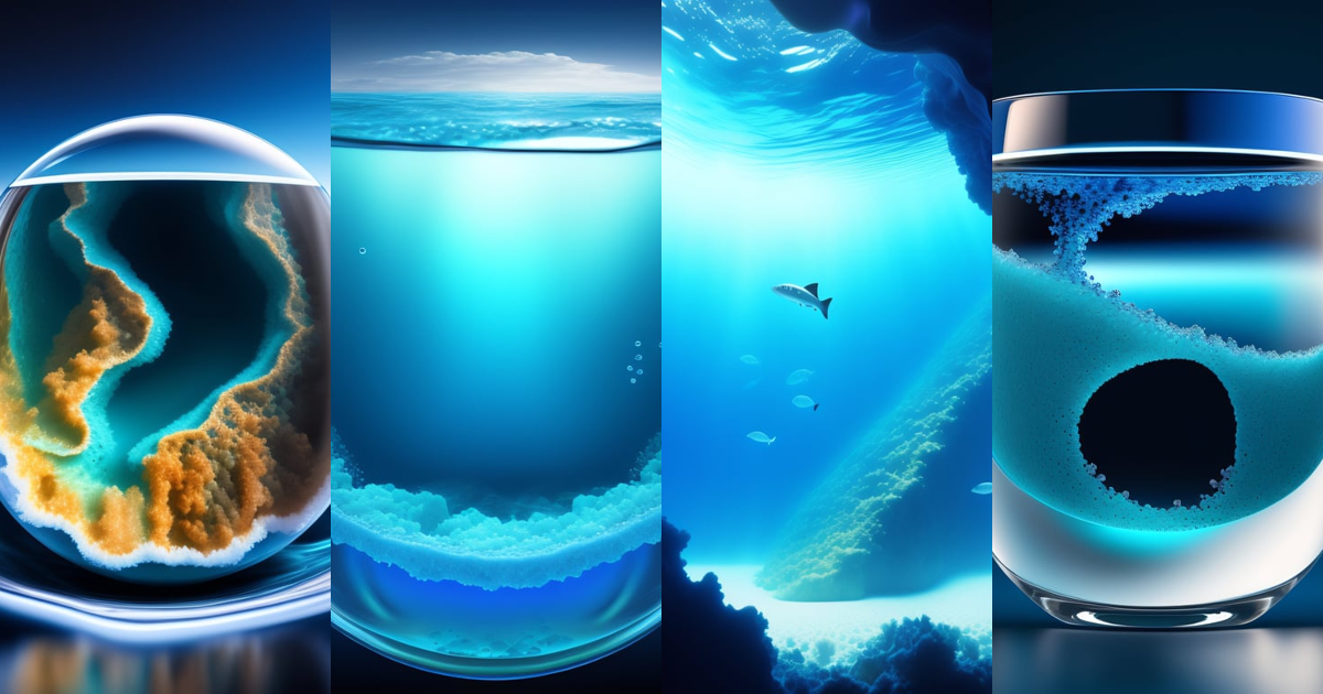 Lexica - Computer rendering inside of a natural water cellular ...