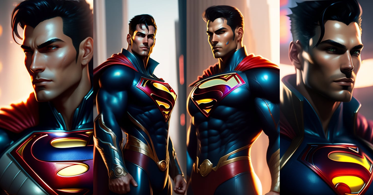 Lexica - Superman cyberpunk sharp details, sharp focus, elegant, highly ...