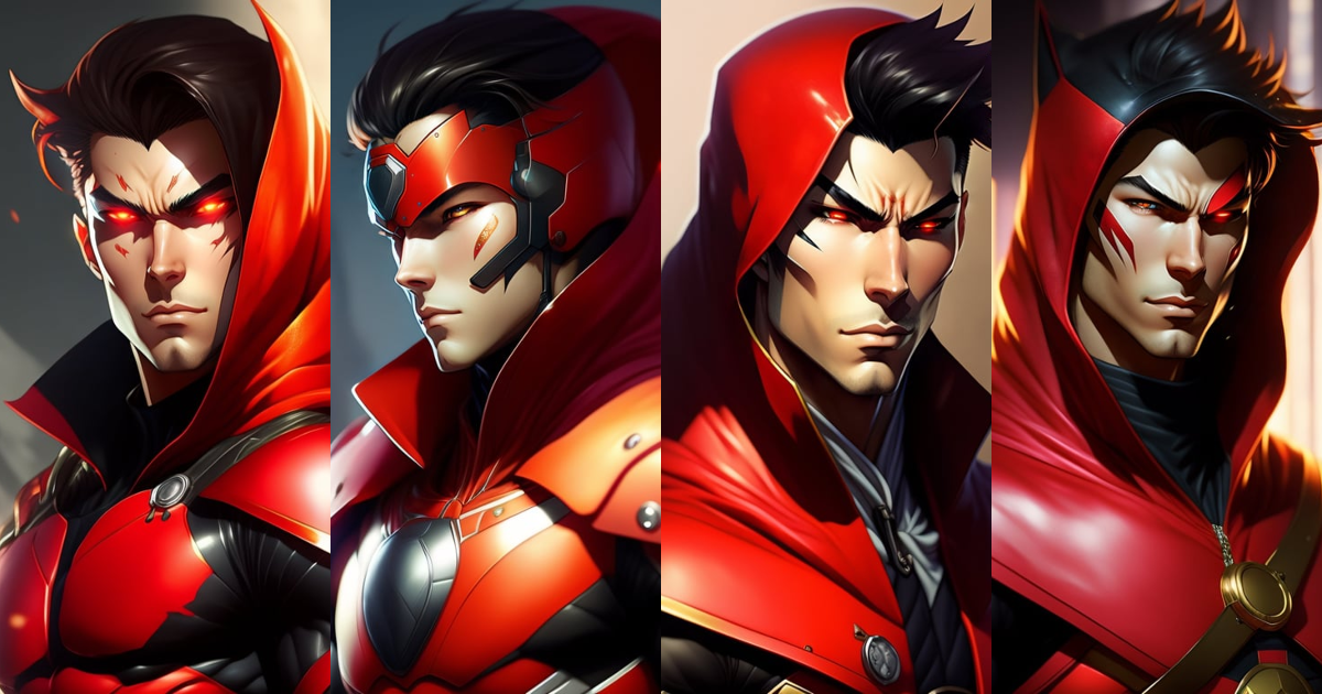 Lexica - Anime portrait of Red Hood with a Omnitrix by Stanley Artgerm ...