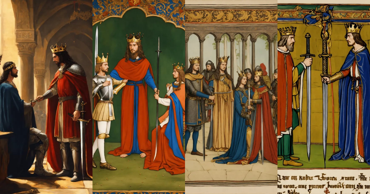 Lexica - In medieval, the king is around 50 years old, standing ...