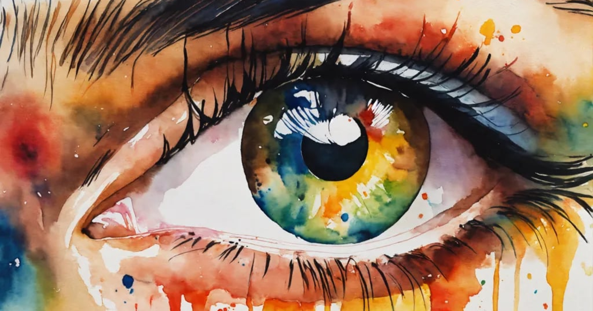 Lexica - A beautiful watercolour painting of beautiful eyes ...