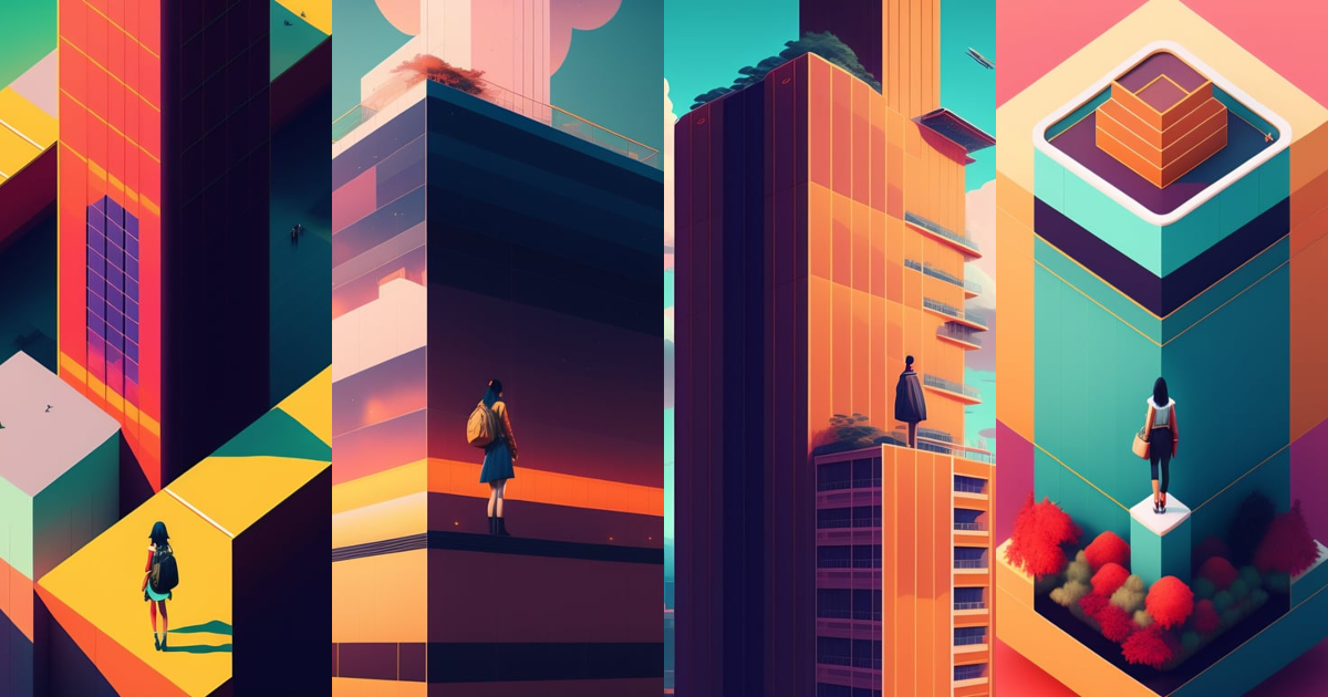 Lexica - Isometric japanese city, volumetrics, 3d render, octane render, trending on artstation ...