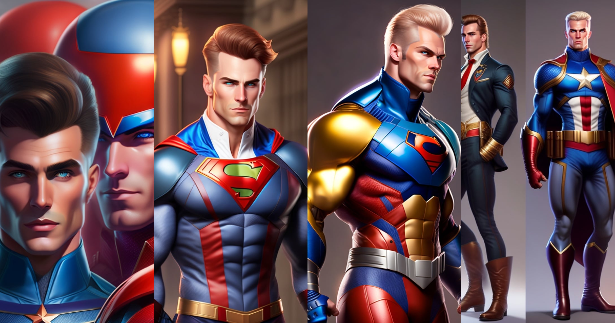 Lexica - The most powerful marvel hero, french color clothes