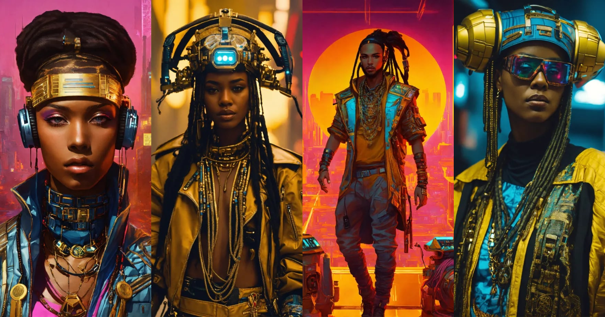 Lexica - The cyberpunk futuristic Kemet Hip-Hop Fashion