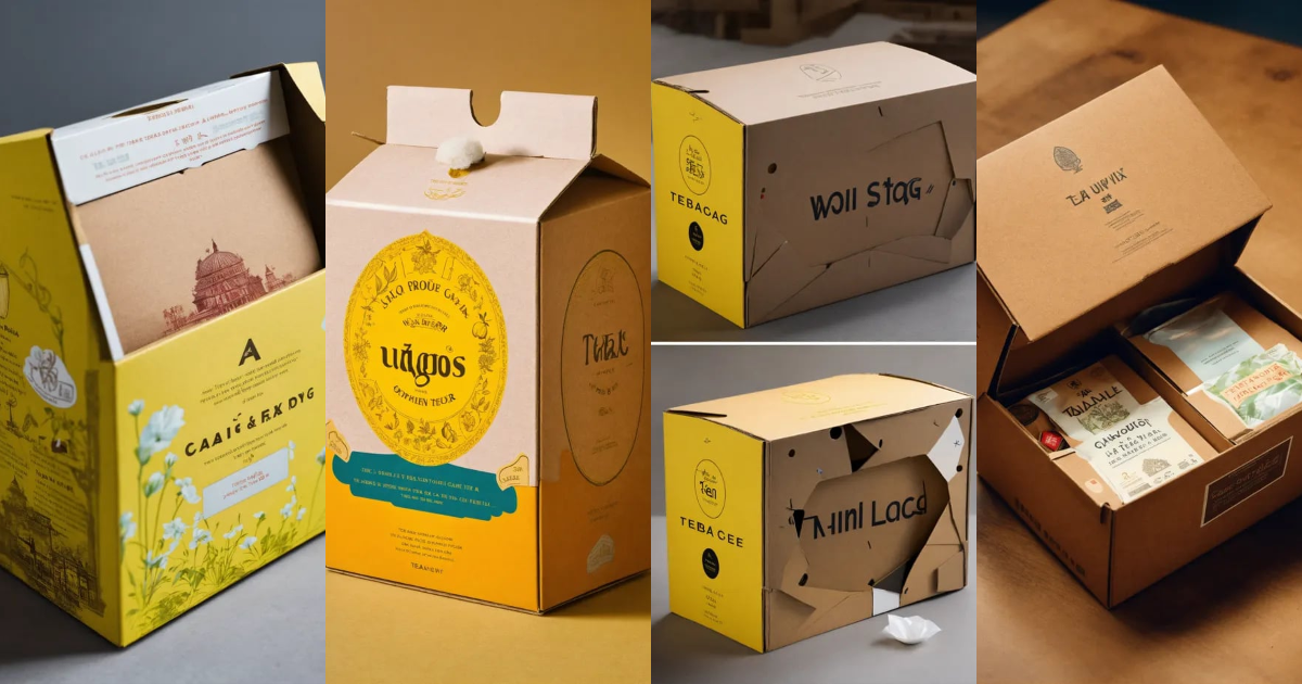 Lexica - A unique cardboard box design for teabags