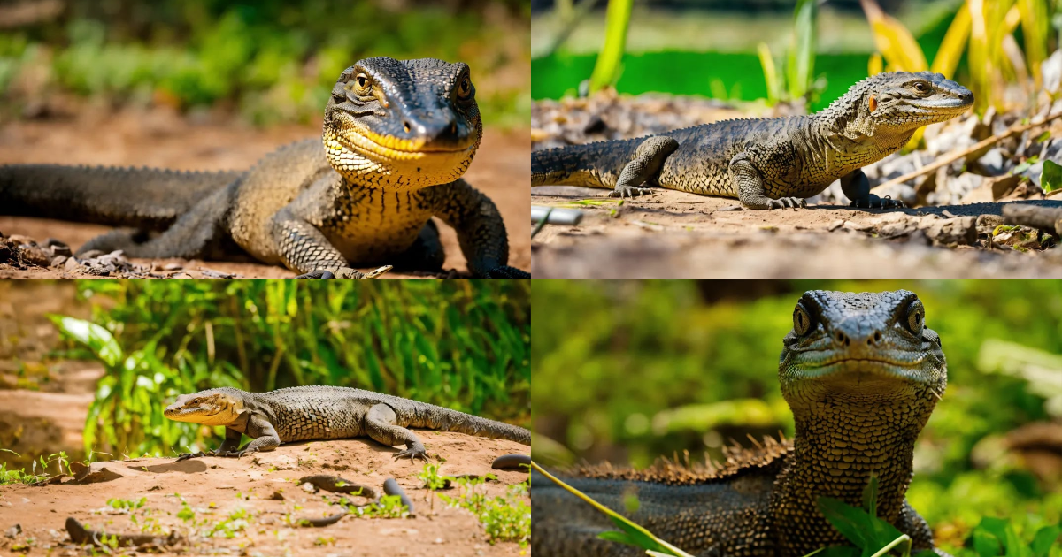 Lexica - A monitor lizard
