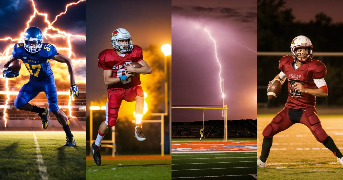 Lexica - FRIDAY NIGHT LIGHT FOOTBALL TEAM LIGHTINING BOLT