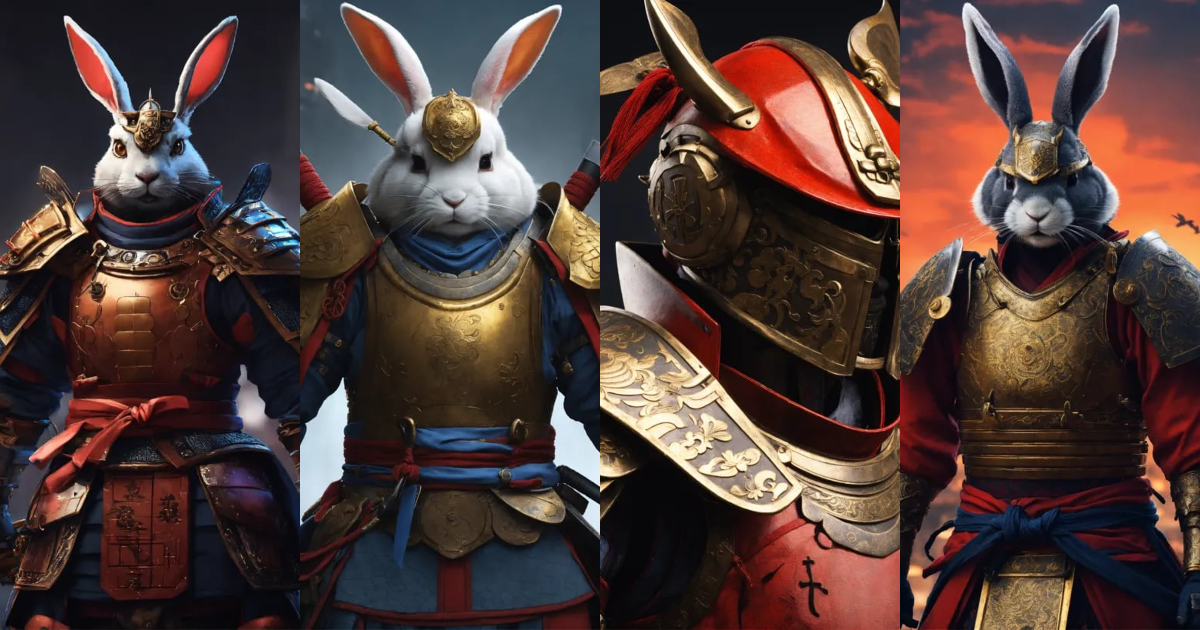 Lexica - Imagine a samurai rabbit, a unique character who embodies both ...