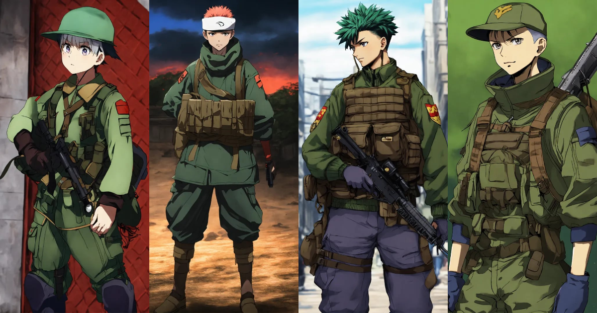 Lexica - Nen user soldier guerilla in hunter x Hunter style