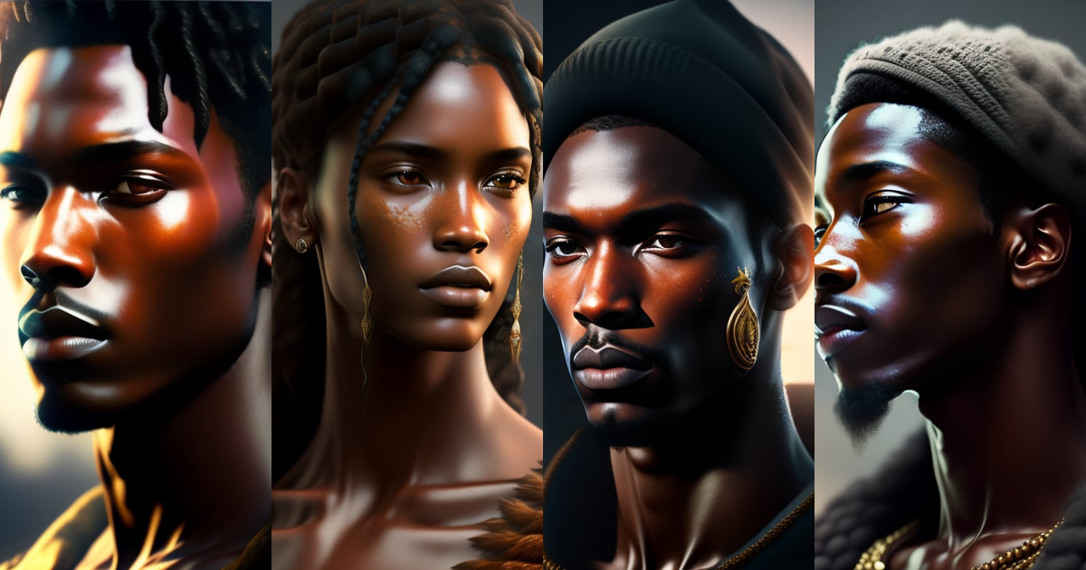 Lexica - Portait realistic detailed nephilim