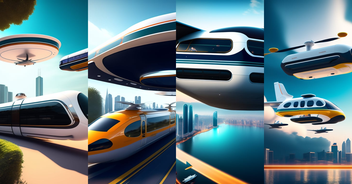 Lexica - Public air transport such as flying taxis or aerial monorails ...