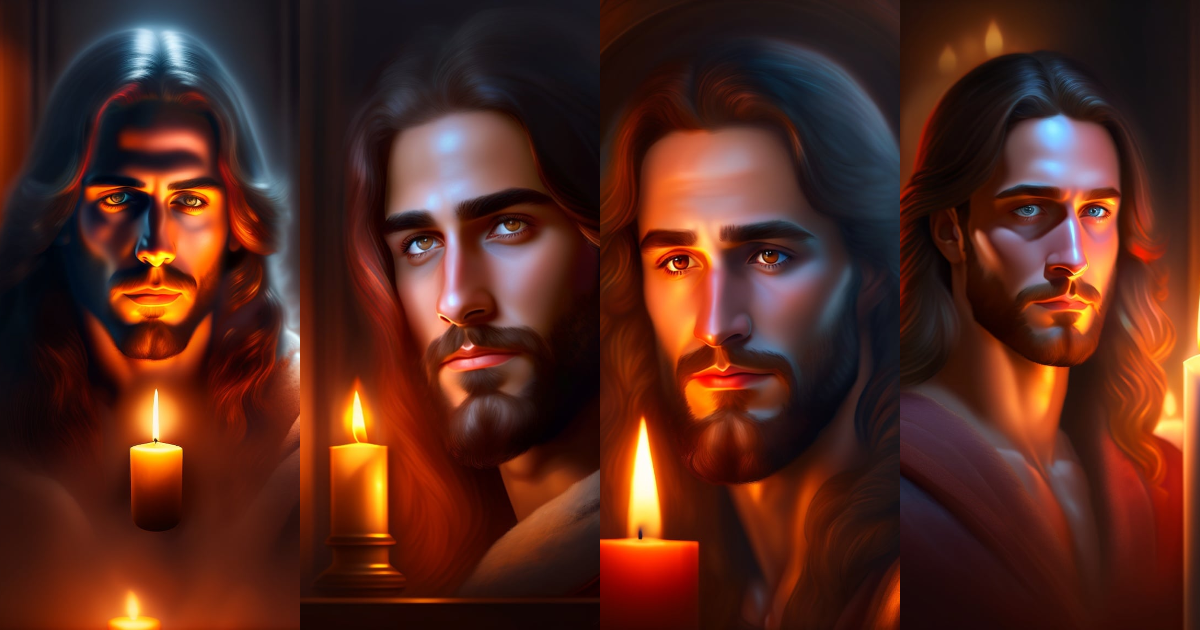 Lexica - Jesus Christ, Adobe Photoshop, Realistic Digital Painting ...