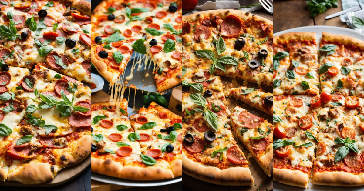 Lexica - Most beautiful looking cheesy pizza