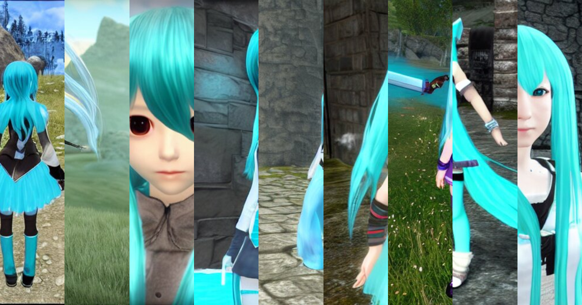 Lexica - Hatsune Miku in skyrim mod, screenshot