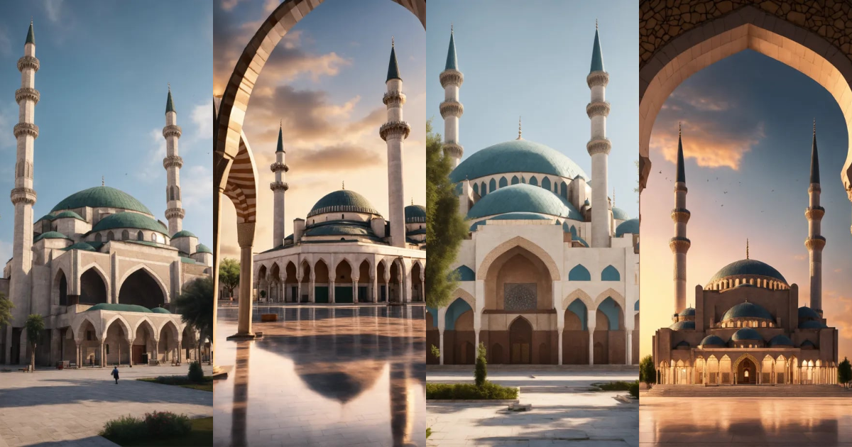 Lexica - Adana central mosque in modern ultra realistic 8k resolution