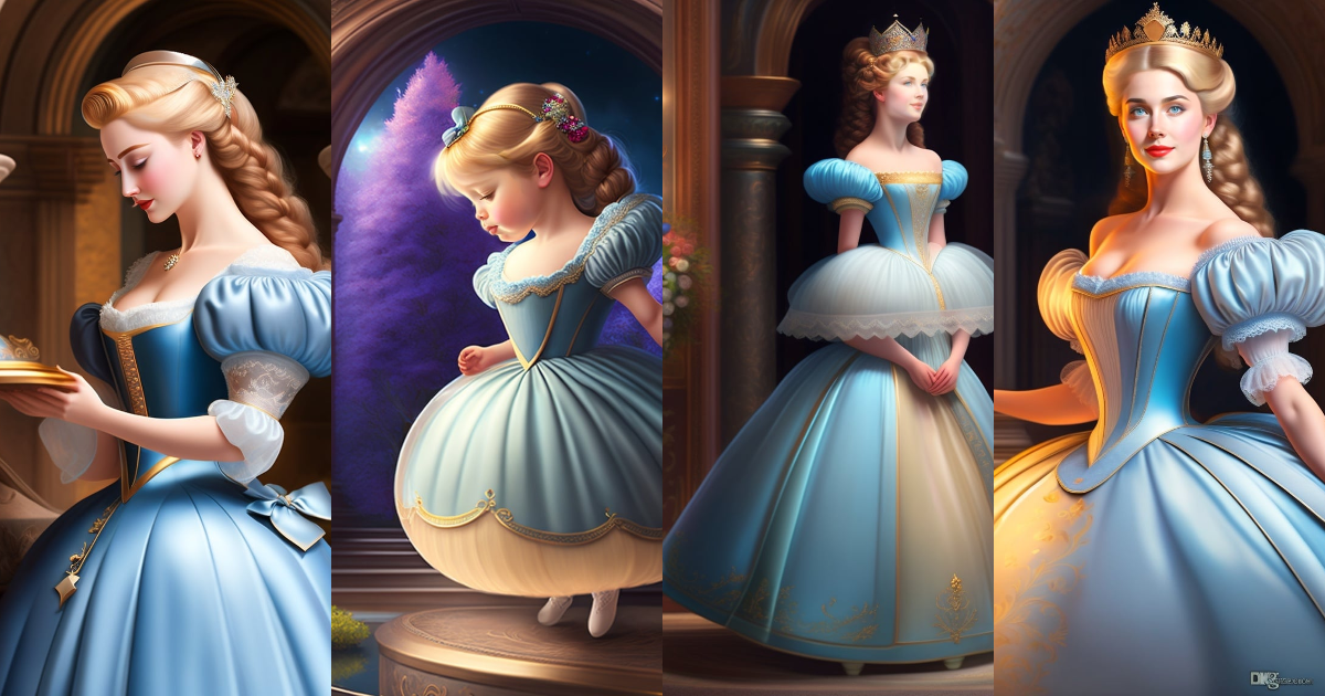 Lexica - And so, Cinderella's story became a tale of kindness ...