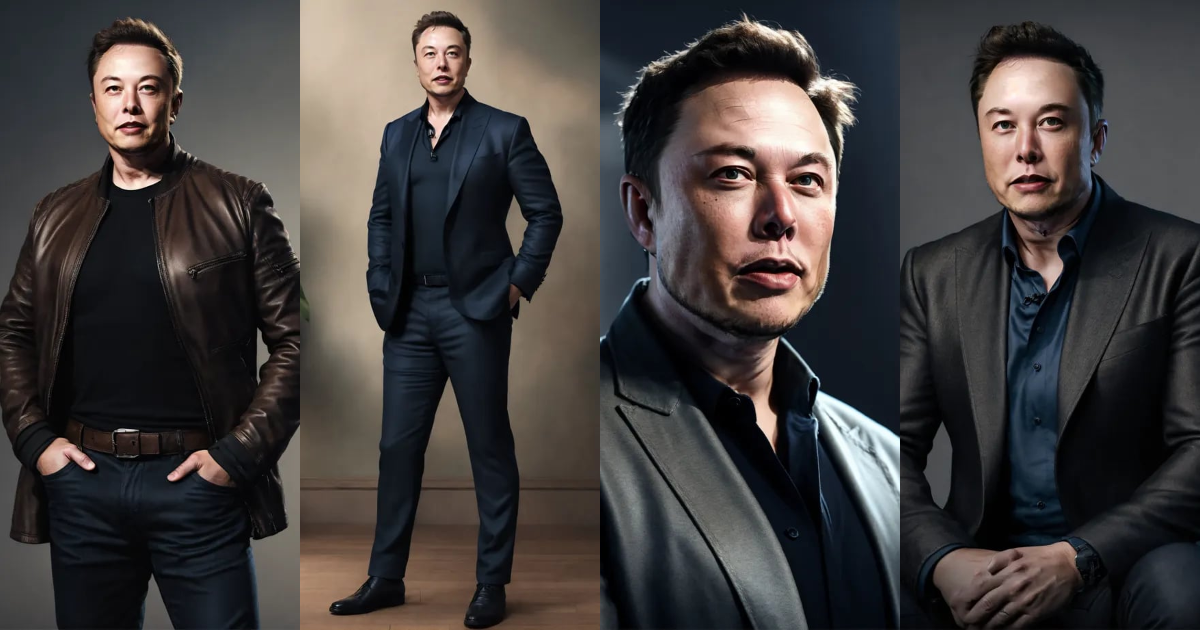 Lexica - A realistic full body portrait of Elon Musk,lecturing neutral ...