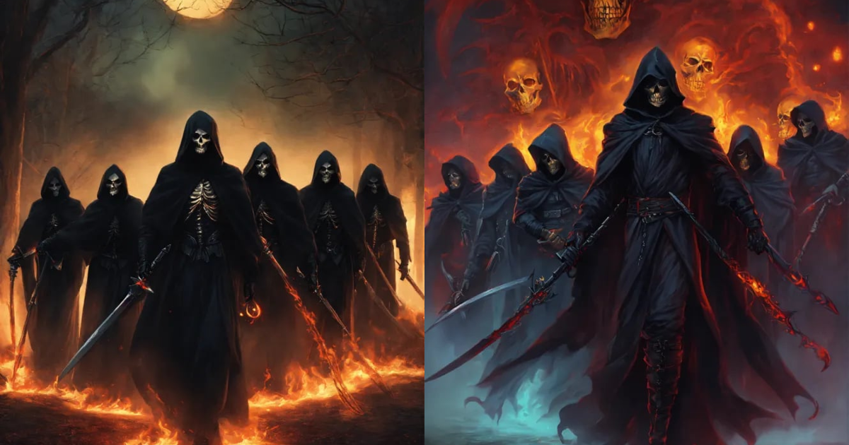 Lexica - Six Grim Reapers stealing souls