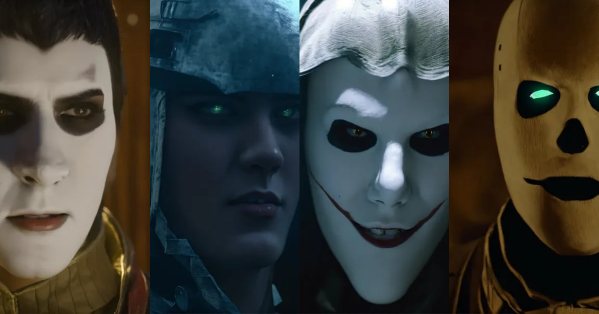 Lexica - Ghost, close up, video game, white face