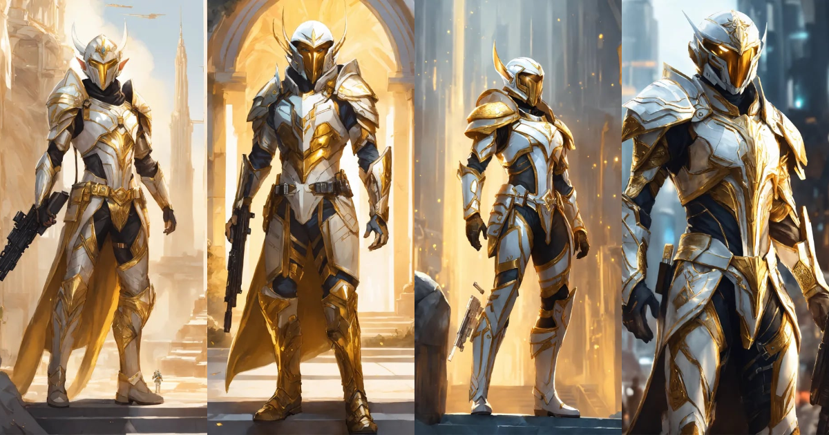 Lexica - Epic drawing of a full body of a high elf sci fi soldier ...