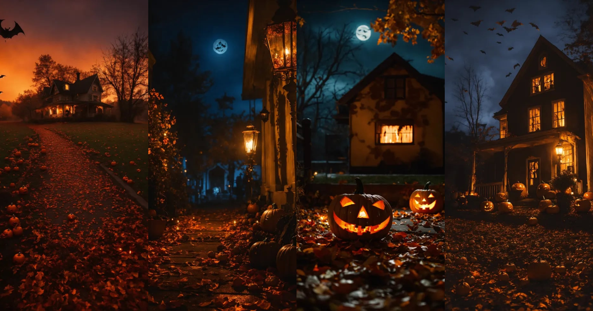 Lexica - Halloween with a terrifying ambiance