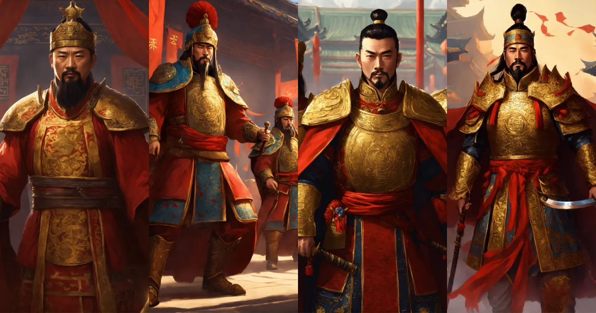 Lexica - D&D, fantasy, cinematic. D&D Chinese emperor's guards