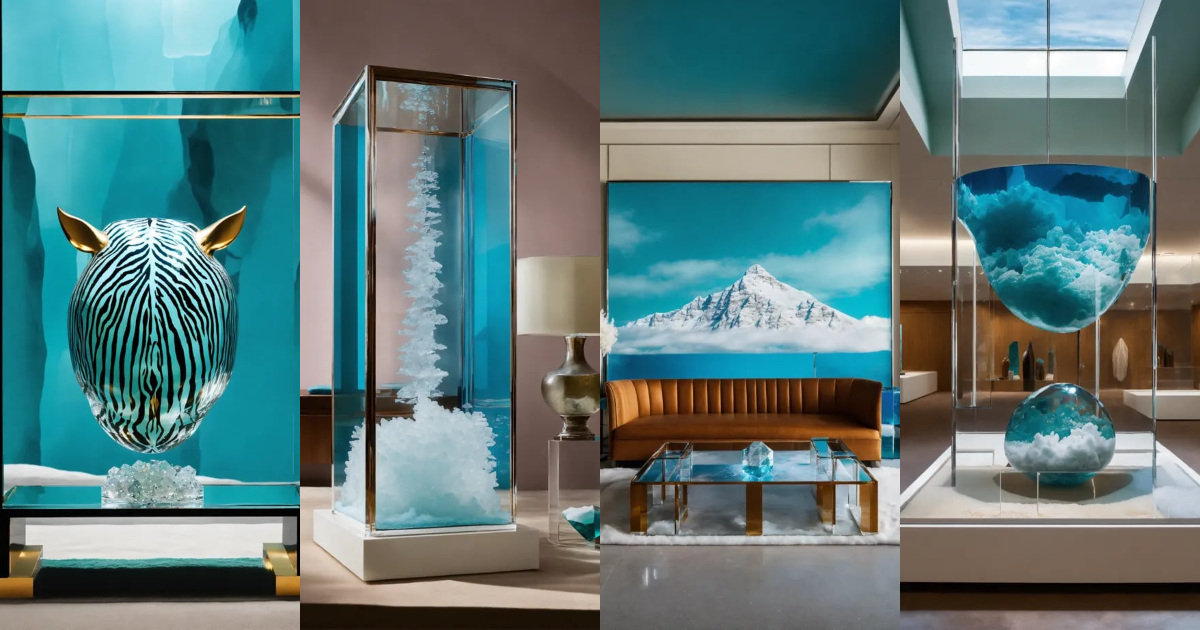 Lexica - Minimalist The Fifth Element liminal Memphis horse hair double ...