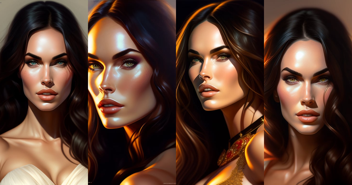 Lexica - Portrait of megan fox with semi opened mouth, intricate ...