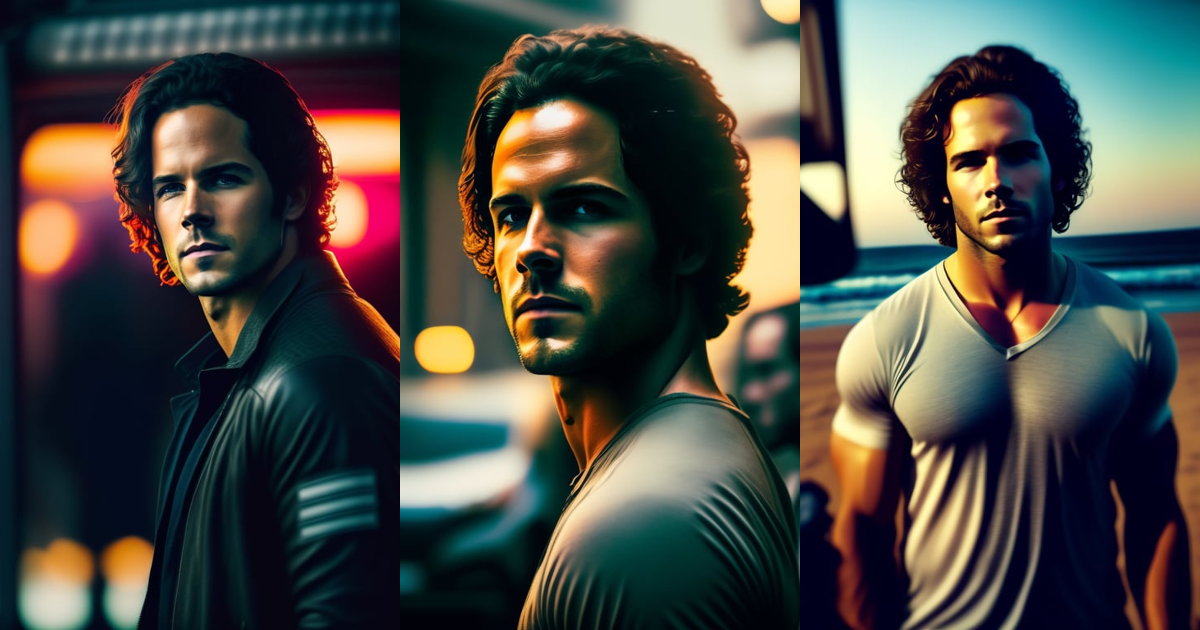 Lexica - Polaroid image of Mitch Rapp, from American Assassin movie, in ...