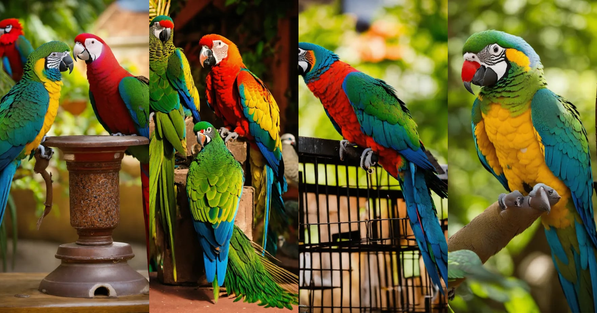Lexica - Parrots, pigeons,Peacocks