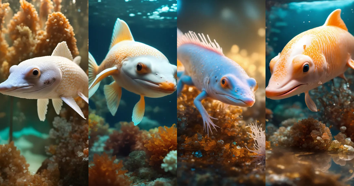 Lexica - New hybrid species of axolotl and dolphin, a hybrid animal ...