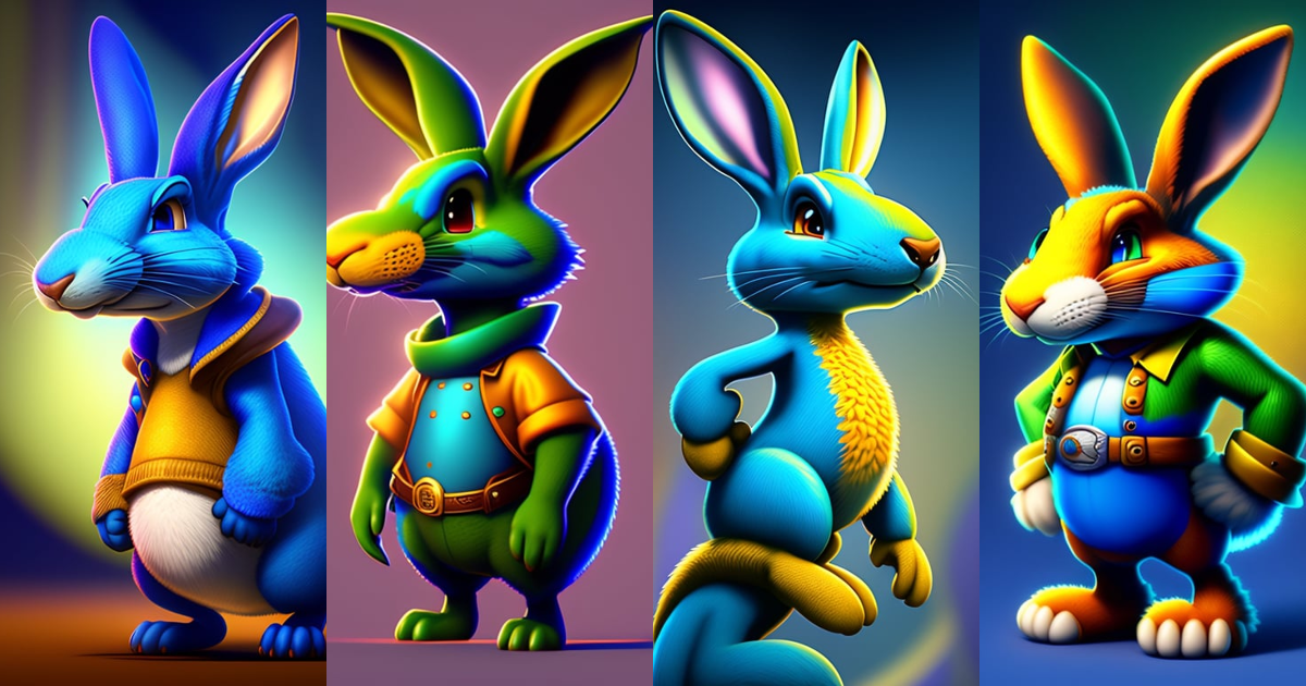 Lexica - High-resolution image A new character for the game Jazz ...