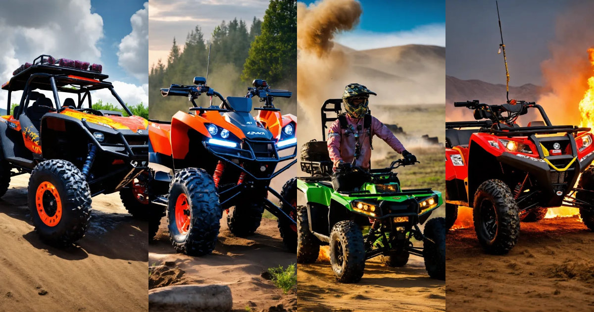 Lexica - ATV, 4 Wheel drive, big offroad wheels, Fire 10 people, Gepard ...