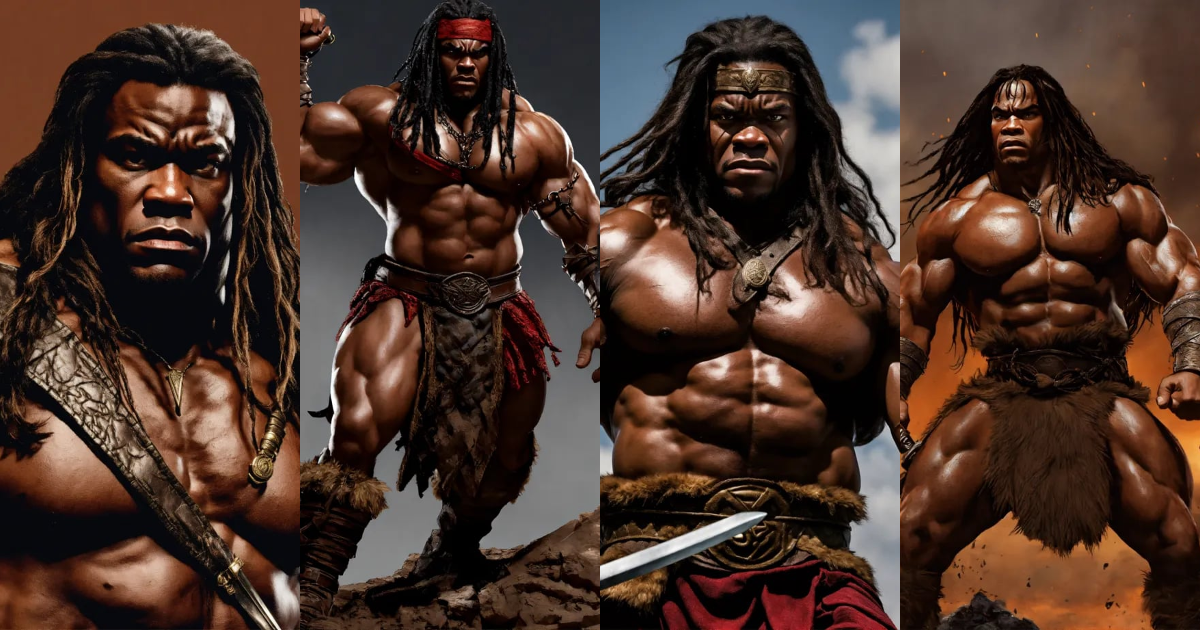 Lexica - Angry Kai Greene as Conan the Barbarian high definition cinema ...