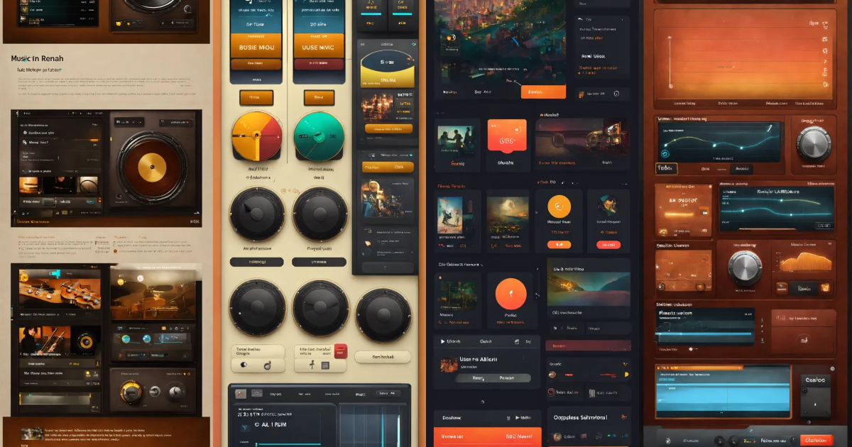 Lexica - Music user interface