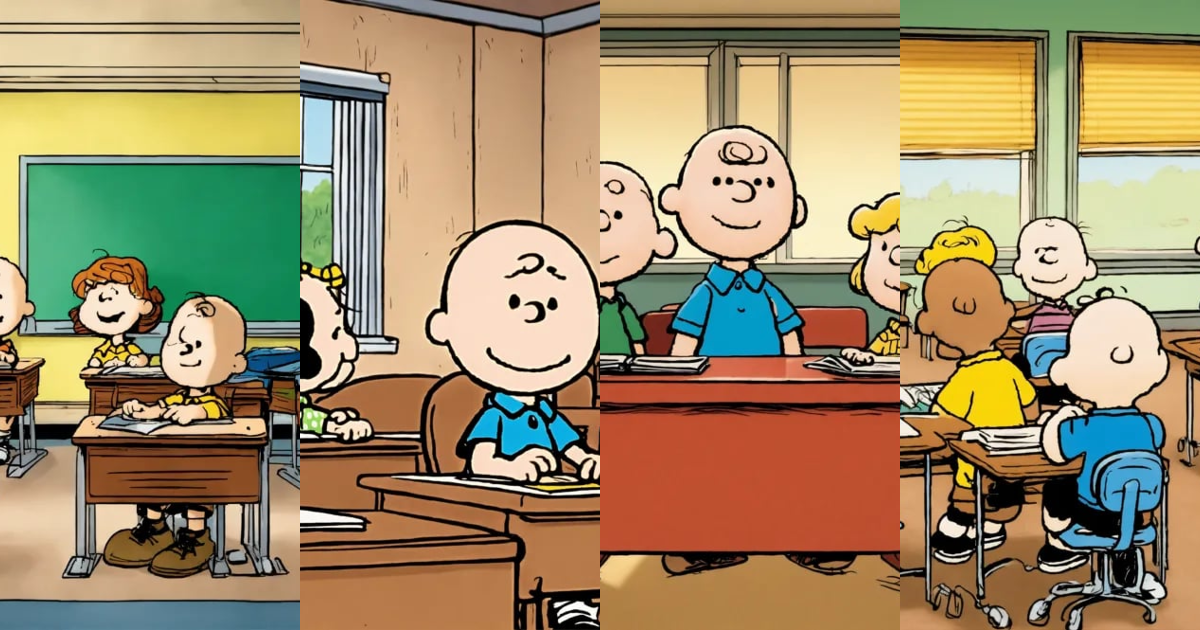 Lexica - 4D peanut characters charlie brown, Lucy, Snoopy, Linus in ...