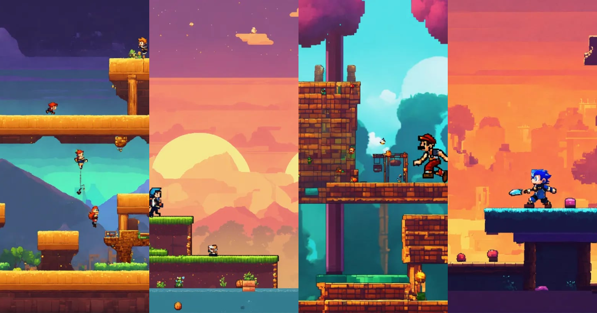 Lexica - A photo of a game being played on a computer. The game is a 2D ...