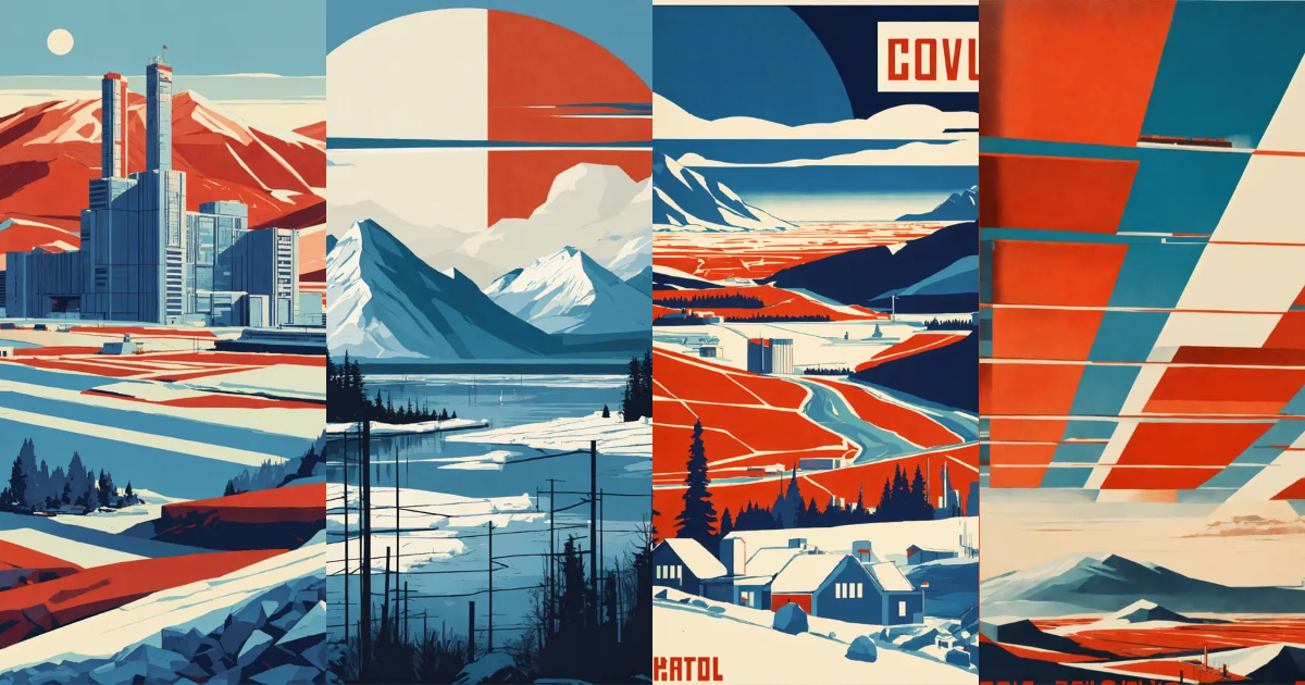 Lexica - Brutal Soviet poster of constructivism, beautiful russia ...