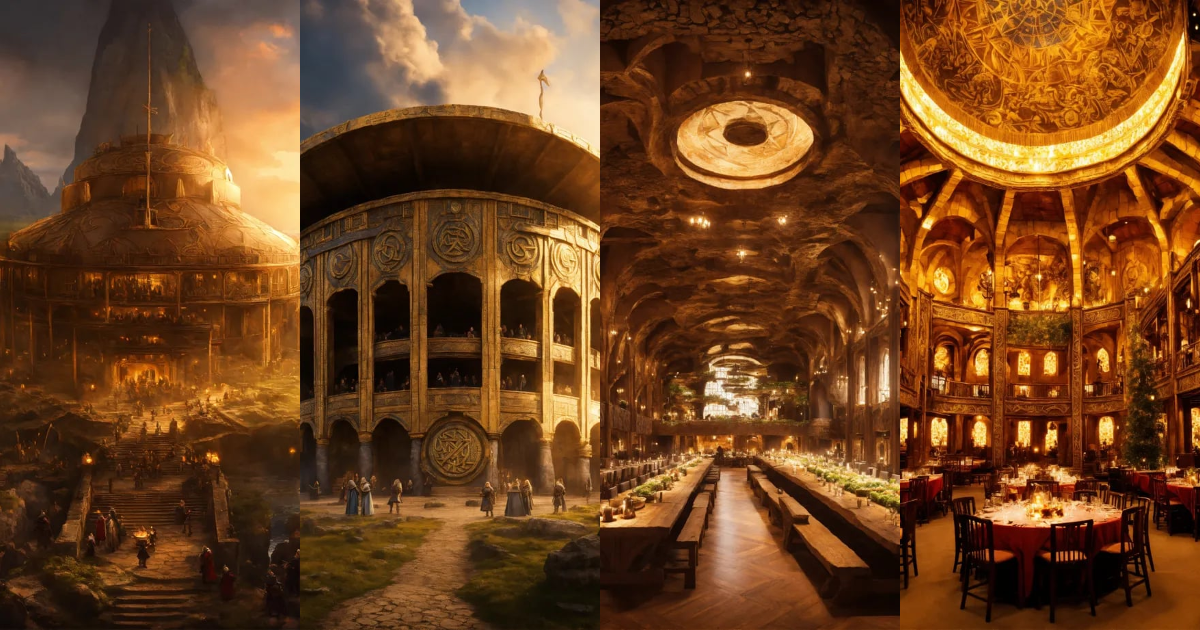 Lexica - Asgard, Odin's gigantic massive Viking eating hall